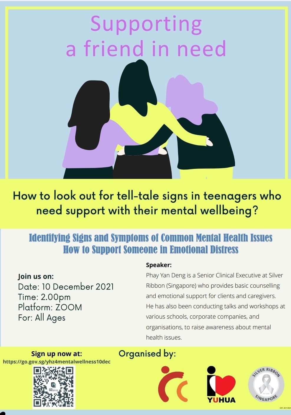 Yuhua Family | Mental Health Talk - Identifying Signs and Symptoms